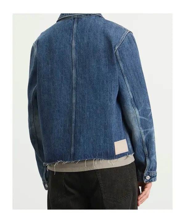 Our Legacy Cut Rebirth Denim Jacket - Blue