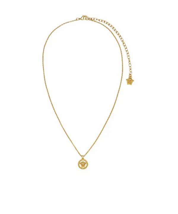Versace Medusa Pendant Necklace - Bright Gold