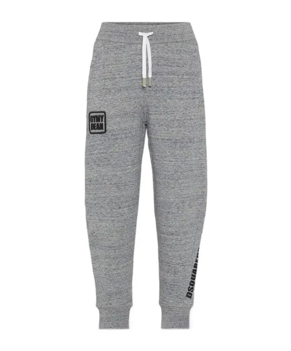 Dsquared2 Logo Printed Drawstring Sweatpants - Grey