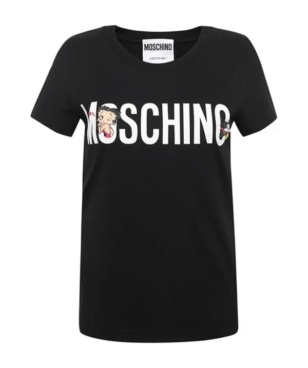 Moschino Teddy Bear Print Crewneck T-shirt
