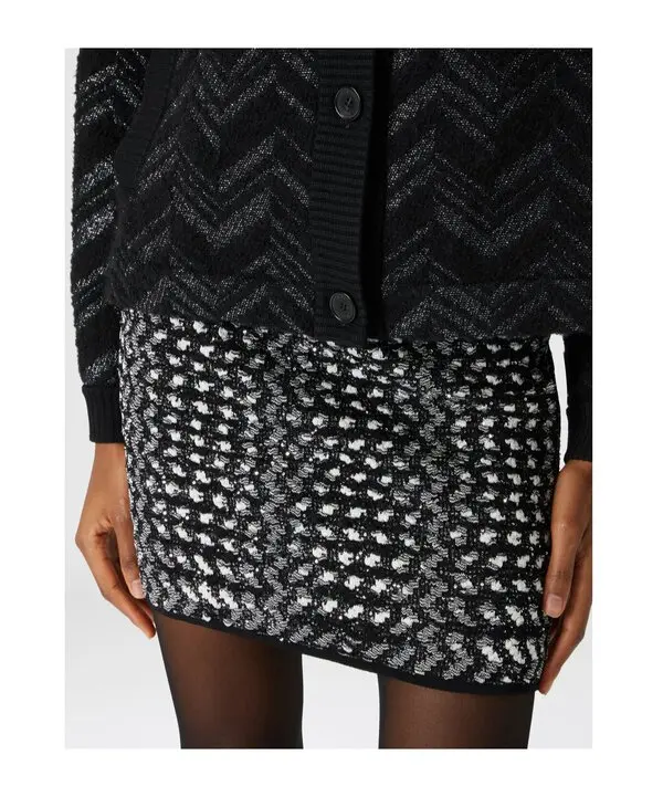 Missoni Embellished Zigzag Mini Skirt