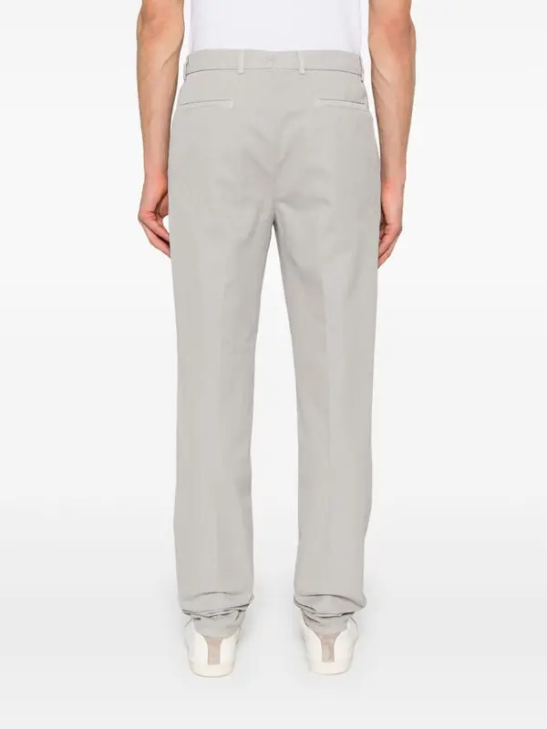 Brunello Cucinelli Leisure-fit Pleated Gabardine Trousers - Gray