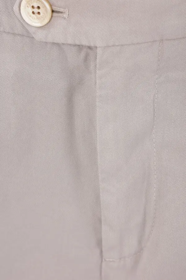 Brunello Cucinelli Leisure-fit Pleated Gabardine Trousers - Grey