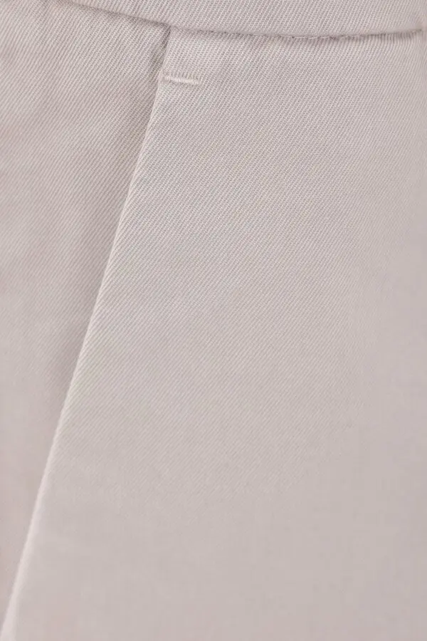 Brunello Cucinelli Leisure-fit Pleated Gabardine Trousers - Grey