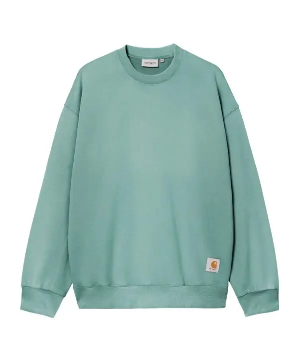 Carhartt Work In Progress Hudson Logo Patch Sweatshirt - Green