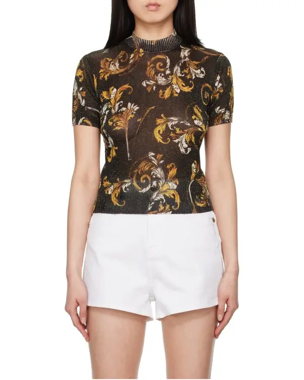Versace Baroque Knit T-shirt