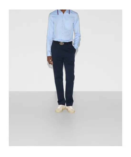 Gucci Web Trim Oxford Shirt