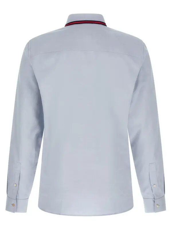Gucci Web Trim Oxford Shirt