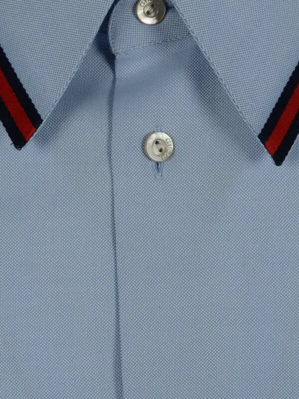 Gucci Web Trim Oxford Shirt