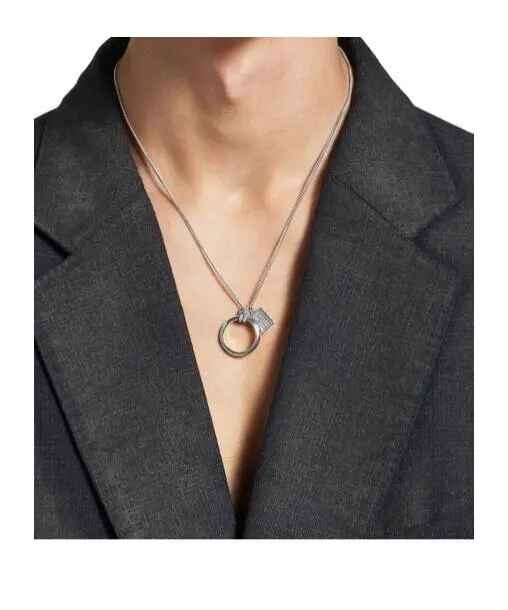 Balenciaga Ring Pendant Necklace