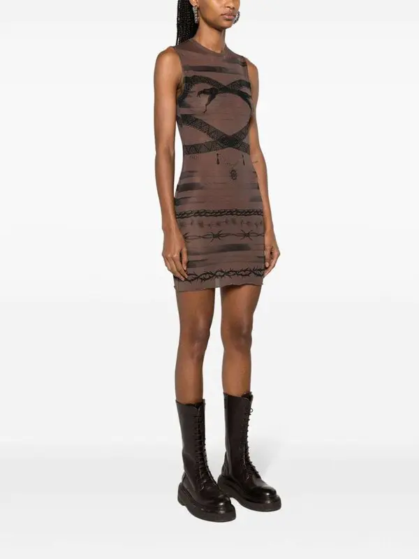 JEAN PAUL GAULTIER Sleeveless Knitted Dress