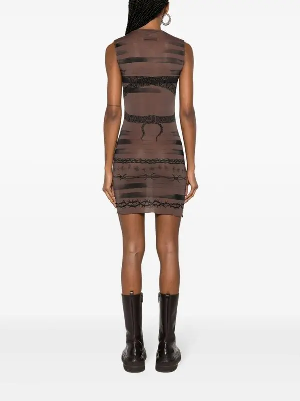 JEAN PAUL GAULTIER Sleeveless Knitted Dress