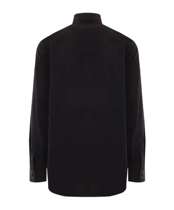 Prada Logo Plaque Long-sleeved Shirt