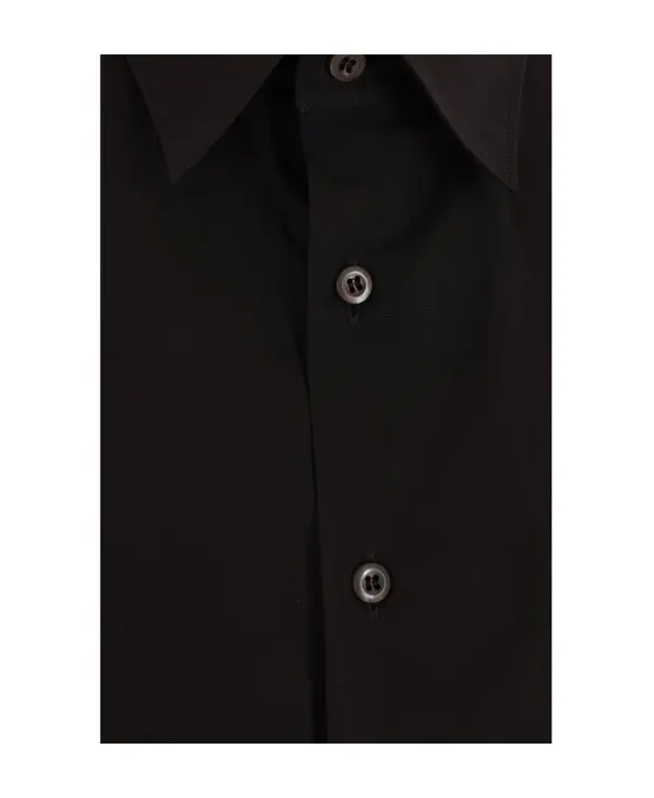 Prada Logo Plaque Long-sleeved Shirt