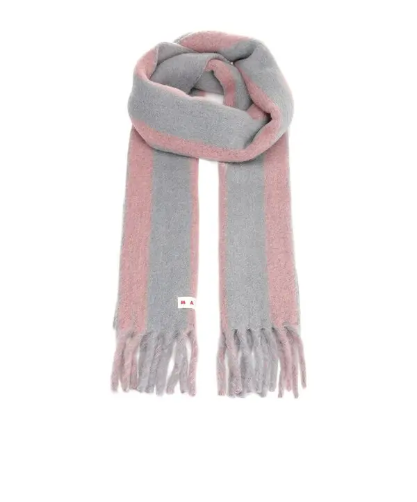 Marni Alpaca And Wool Scarf - Multicolor