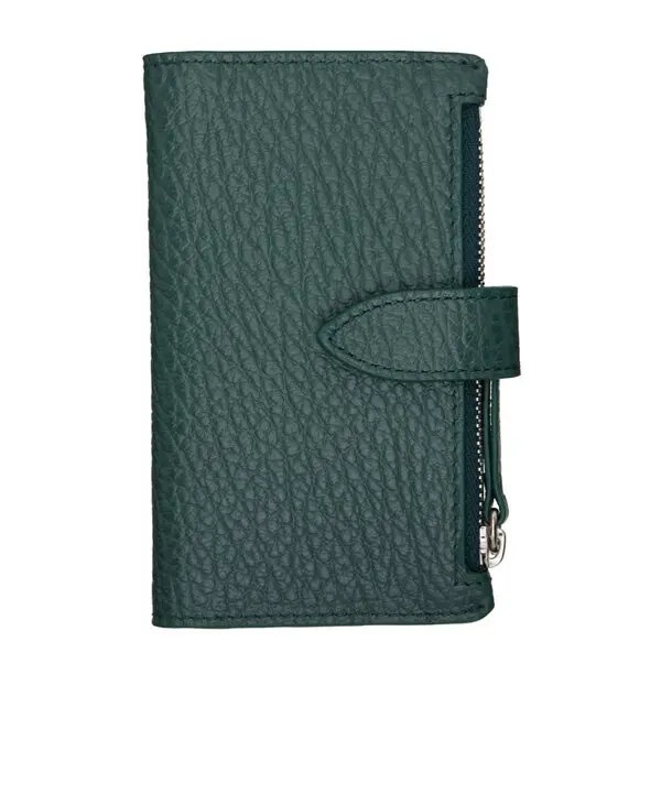 MAISON MARGIELA Four Stitches Zip Wallet - Green
