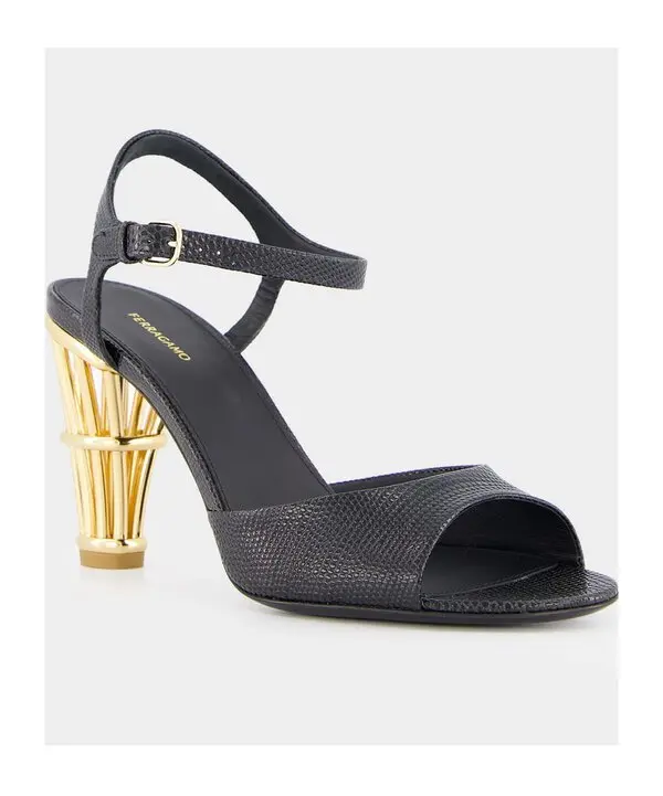FERRAGAMO Cage" Heeled Sandals