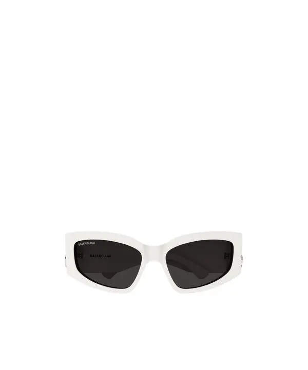 Balenciaga Bb Logo Rectangular Sunglasses - Black