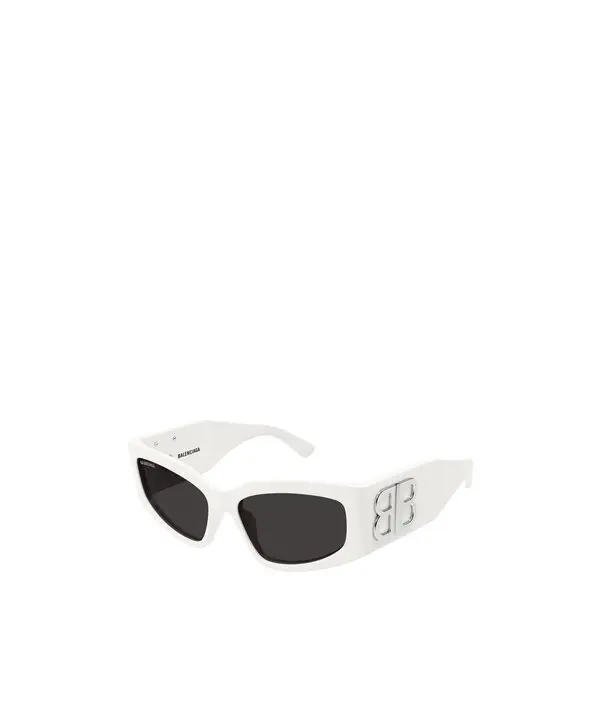 Balenciaga Bb Logo Rectangular Sunglasses - Black