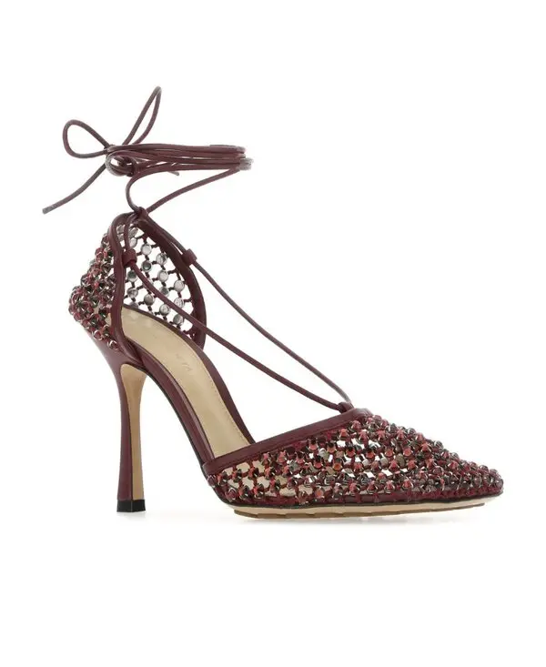 Bottega Veneta Stretch Sandals With Bijoux Chain Embellishment
