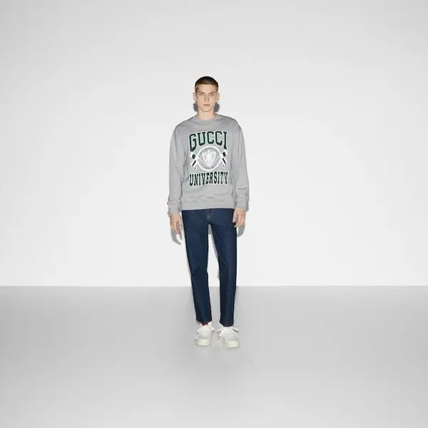 Gucci Logo Printed Crewneck Sweatshirt