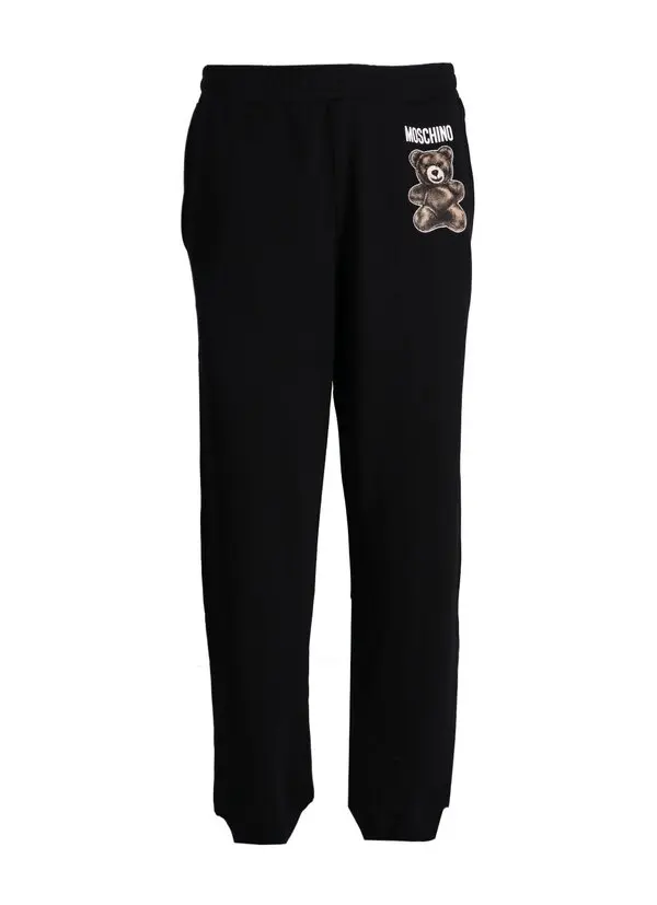 Moschino Teddy Bear Printed Elasticated Waistband Track Pants