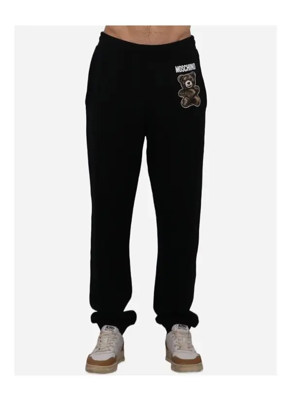 Moschino Teddy Bear Printed Elasticated Waistband Track Pants