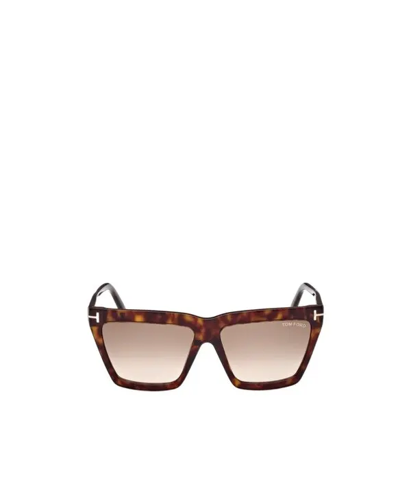 TOM FORD Eden Geometric Frame Sunglasses - Multicolor