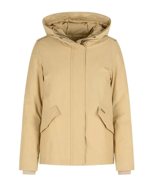 Woolrich Hooded Casual Jacket - Nude