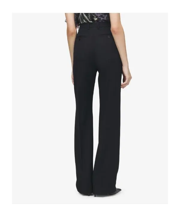 Alexander McQueen High-waisted Tailored Trousers - Black