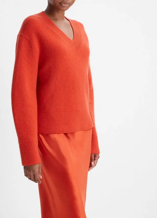 Vince Long-sleeved V-neck Sweater