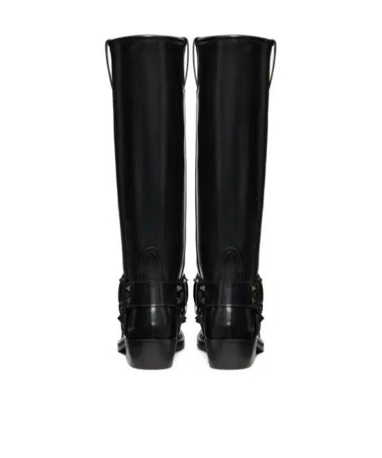 Valentino Garavani Rockstud Ankle Strap Boots