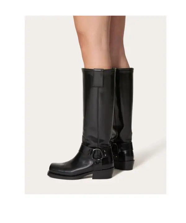 Valentino Garavani Rockstud Ankle Strap Boots