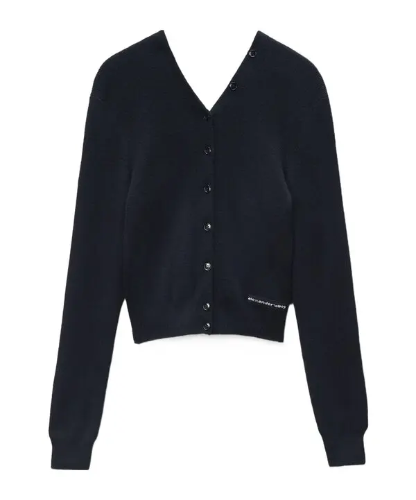 Alexander Wang Wool Blend Cardigan - Black