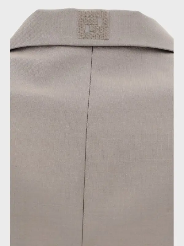 Fendi Sleeveless V-neck Blazer