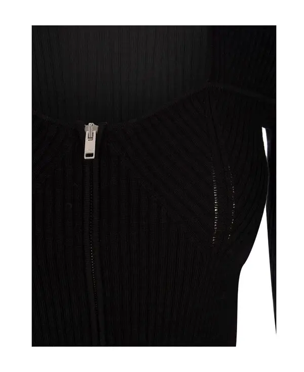 Isabel Marant Étoile Ribbed Knit Zip-up Sweater