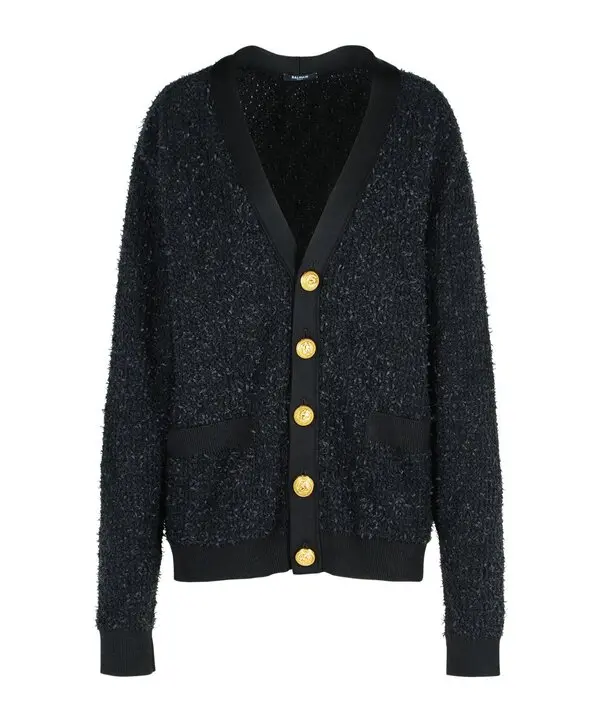Balmain Buttoned V-neck Cardigan