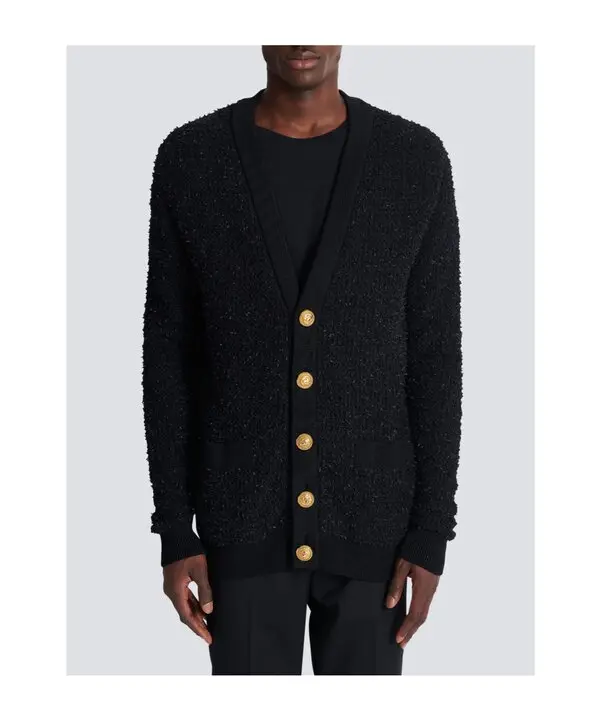 Balmain Button-up Knit Cardigan