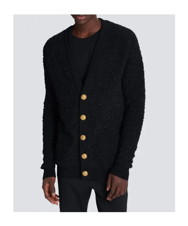 Balmain Button-up Knit Cardigan