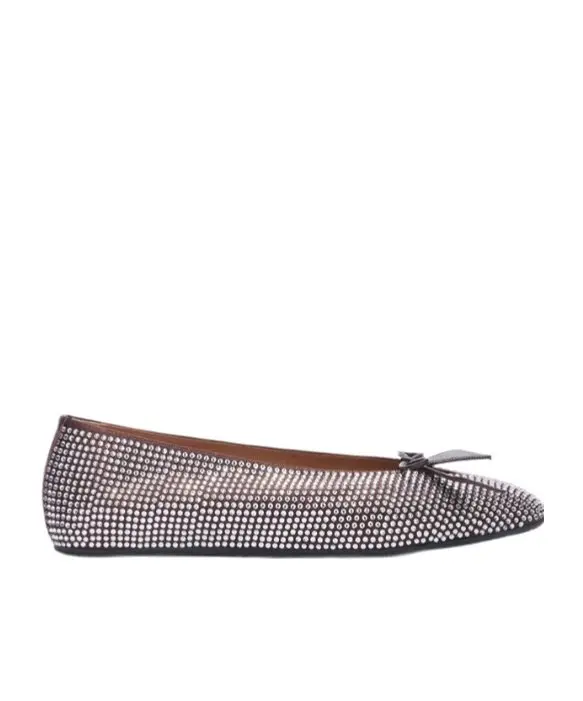 Attico Kali Ballerinas - Dark Brown
