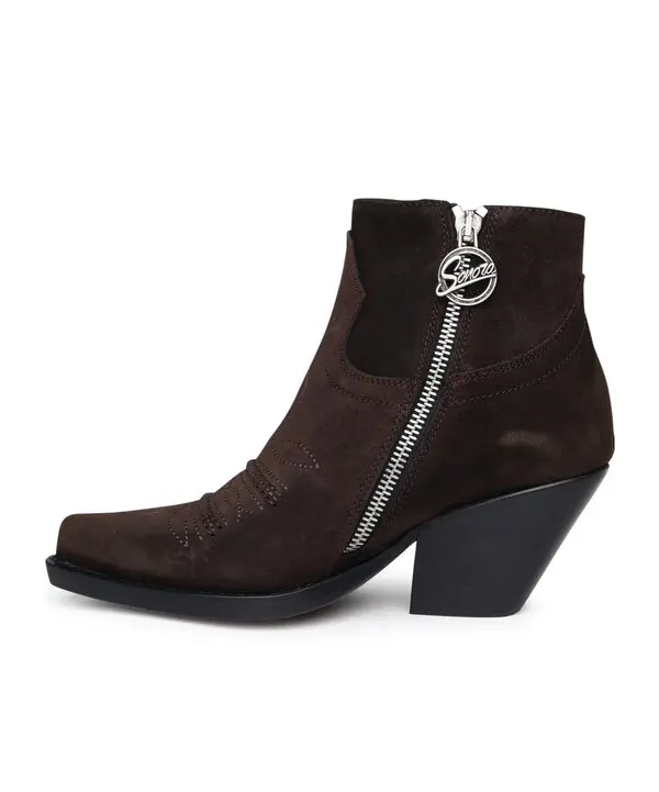 SONORA Hidalgo 85mm Leather Ankle Boots - Black