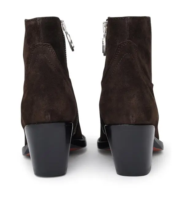 SONORA Hidalgo 85mm Leather Ankle Boots - Black