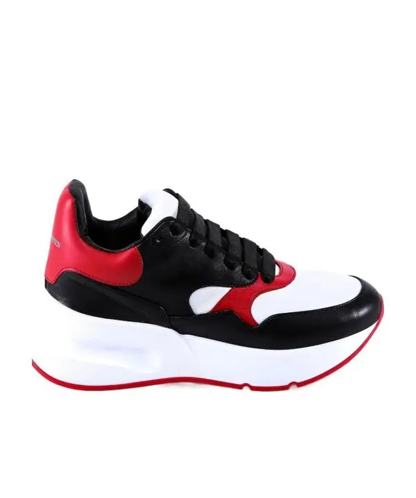 Alexander McQueen Logo Detailed Casual Sneakers - Black