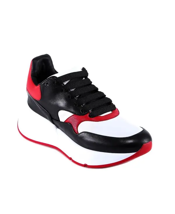 Alexander McQueen Logo Detailed Casual Sneakers - Black