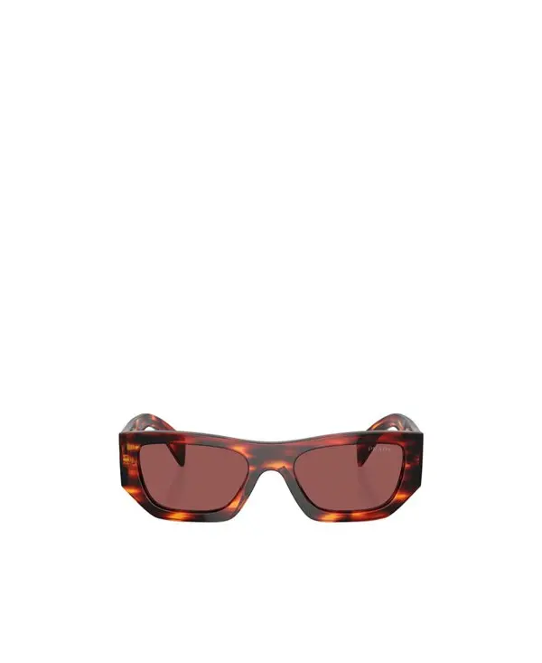 Prada Rectangular Frame Sunglasses - Brown