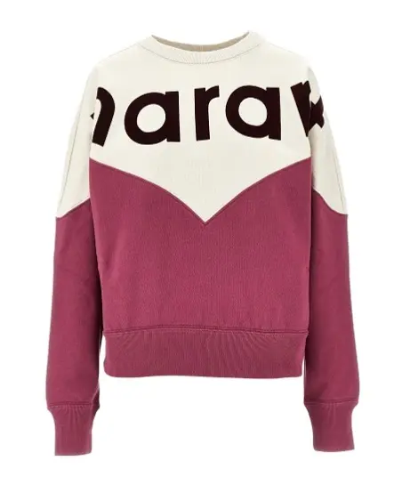 Isabel Marant Étoile Houston Logo Crewneck Sweatshirt - Red