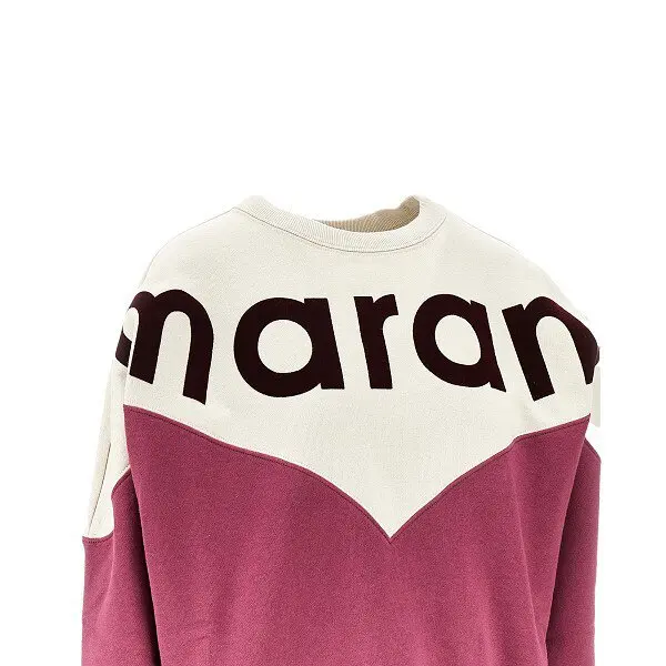 Isabel Marant Étoile Houston Logo Crewneck Sweatshirt - Red