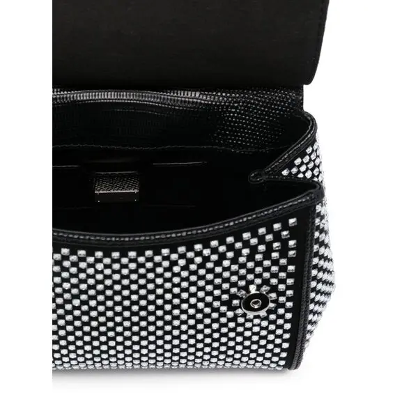 Dolce & Gabbana Embellished Top Handle Tote Bag - Black