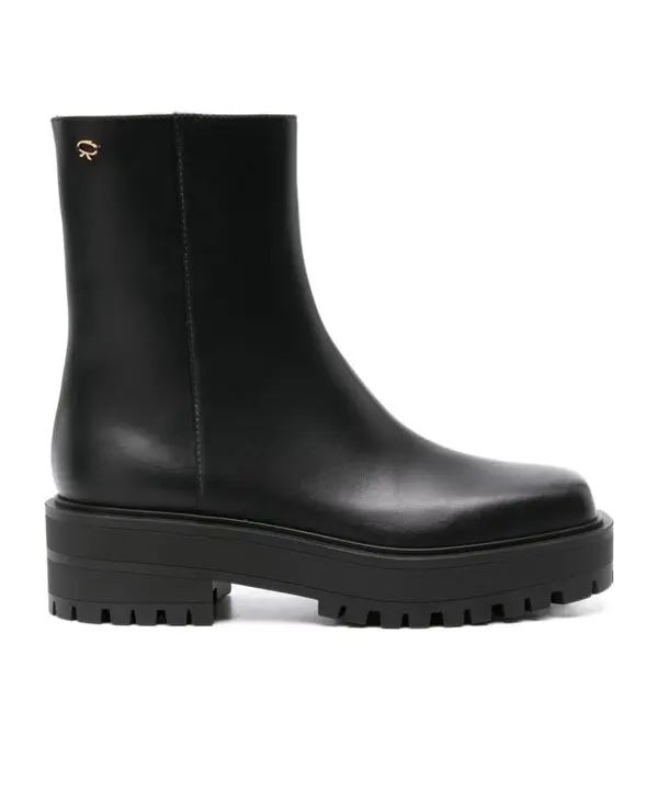 GIANVITO ROSSI Leather Ankle Boots
