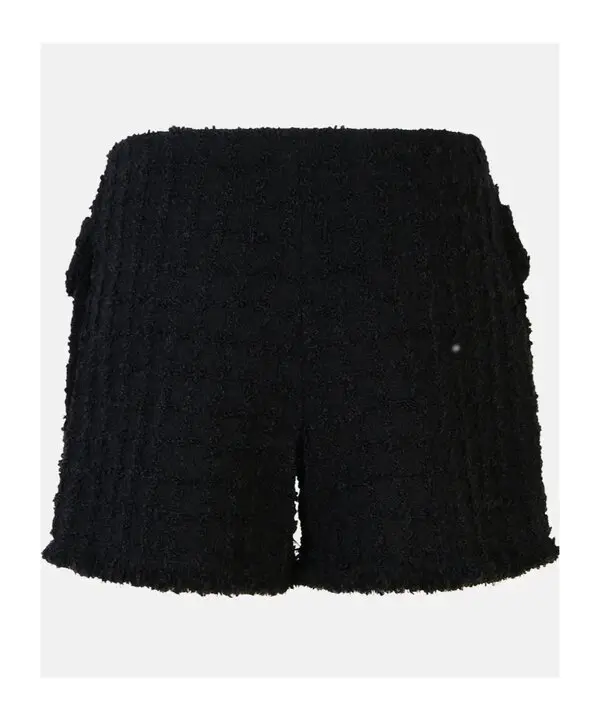 Versace Fringed Hem Blend Shorts